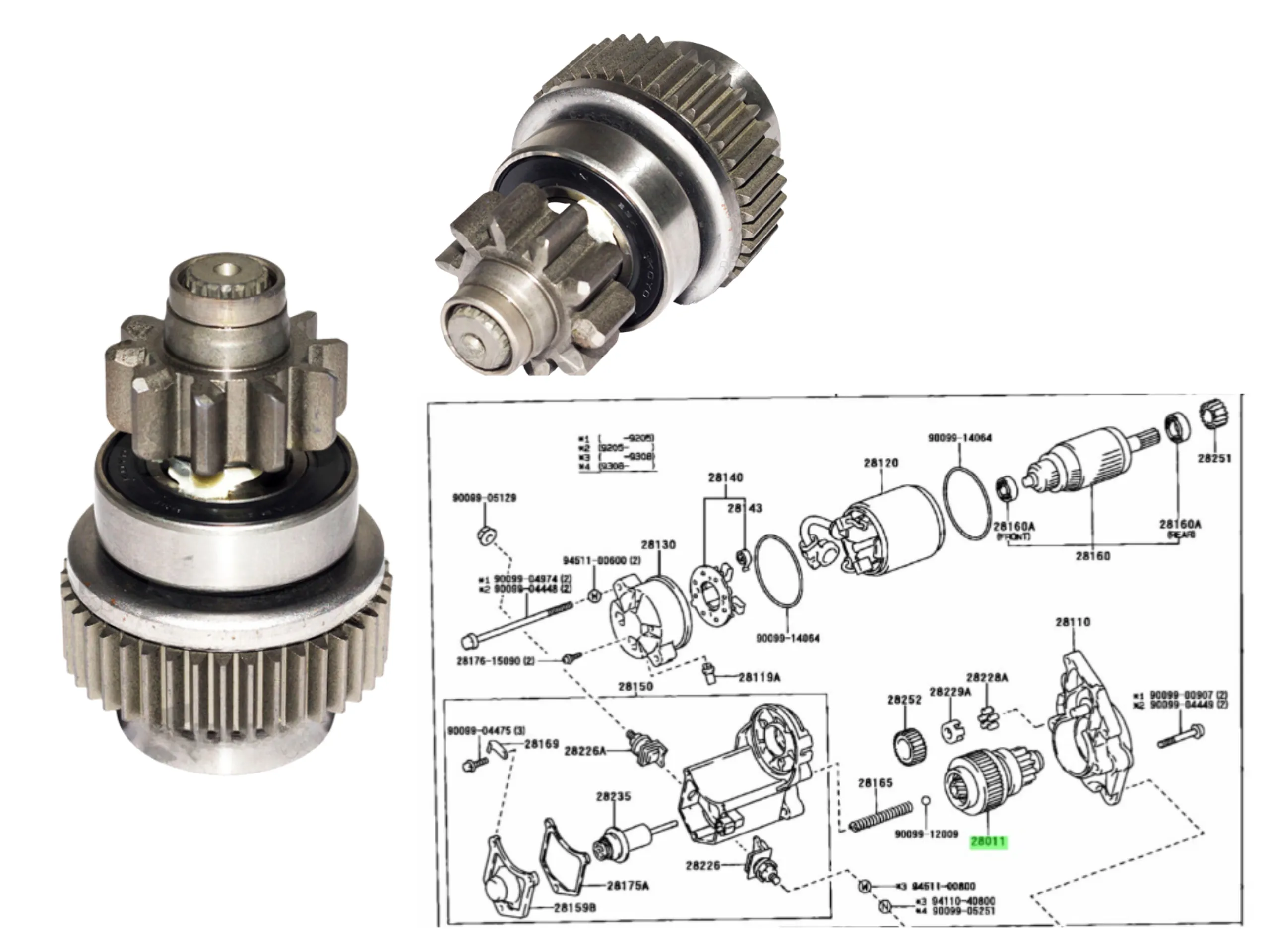BENDIX HILUX 92-2004 10d 3L / 5L * LARGO 83MM* ORIG - VCA Repuestos